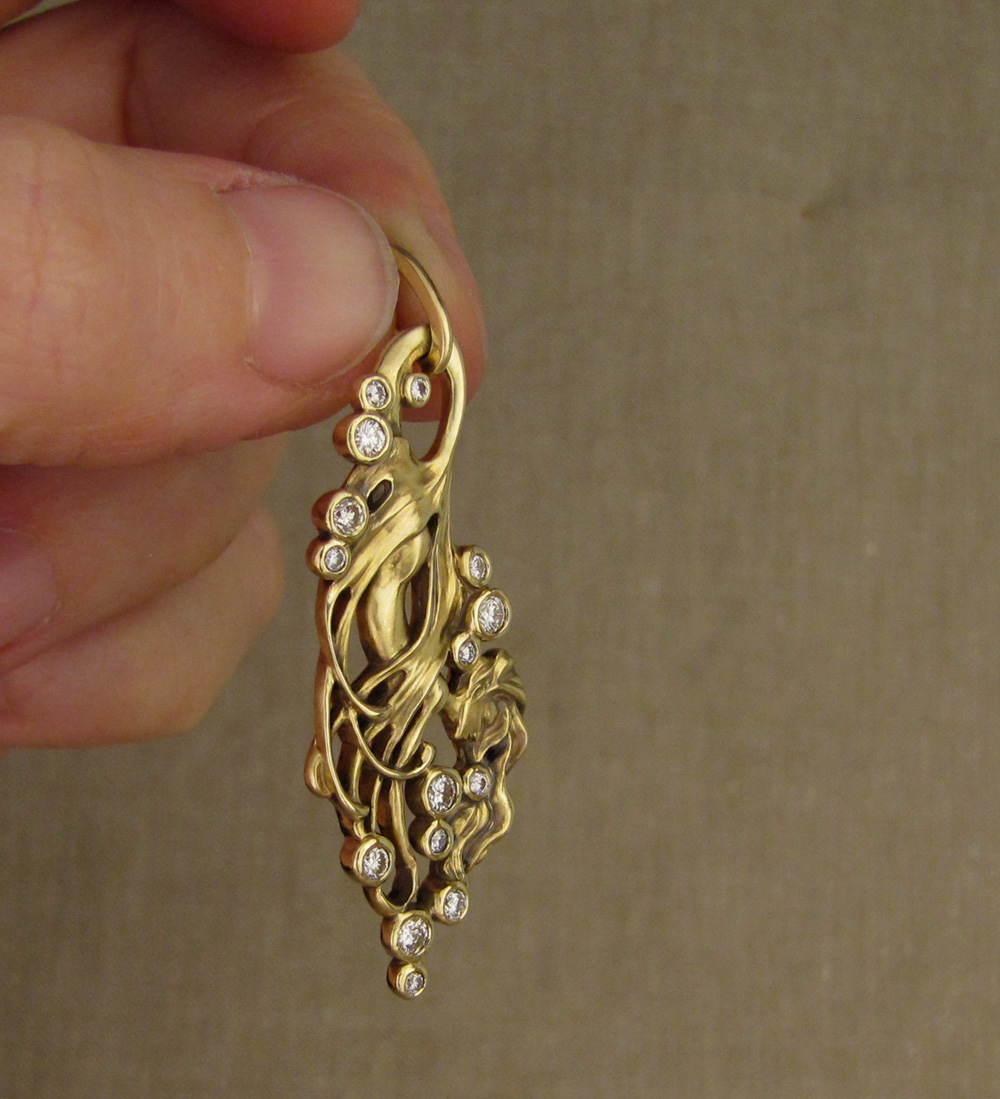 mermaid pendant | Gin and Butterflies